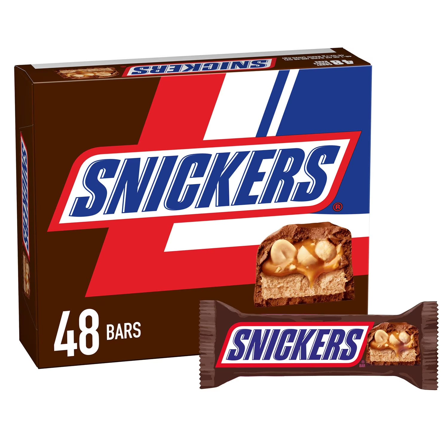 Snickers Milk Chocolate Bars 1.86oz (Box of 48) – Bargain Bazaarr